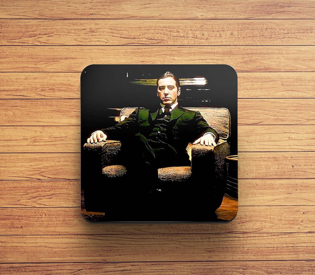 The Godfather Coaster Godfather Michael Corleone Coaster Fun Wood ...