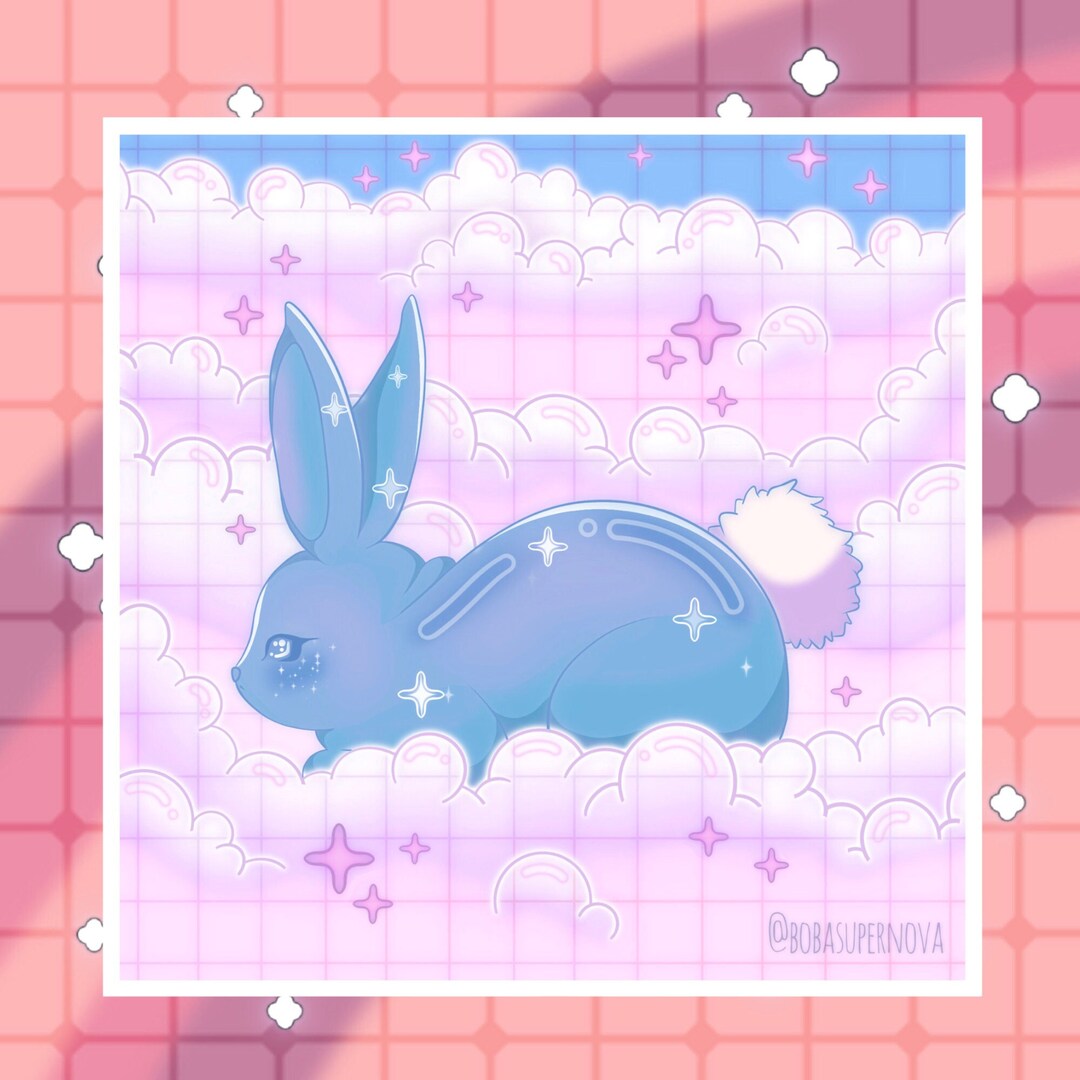 8x8 Bunny Dreams Variant Art Print - Etsy