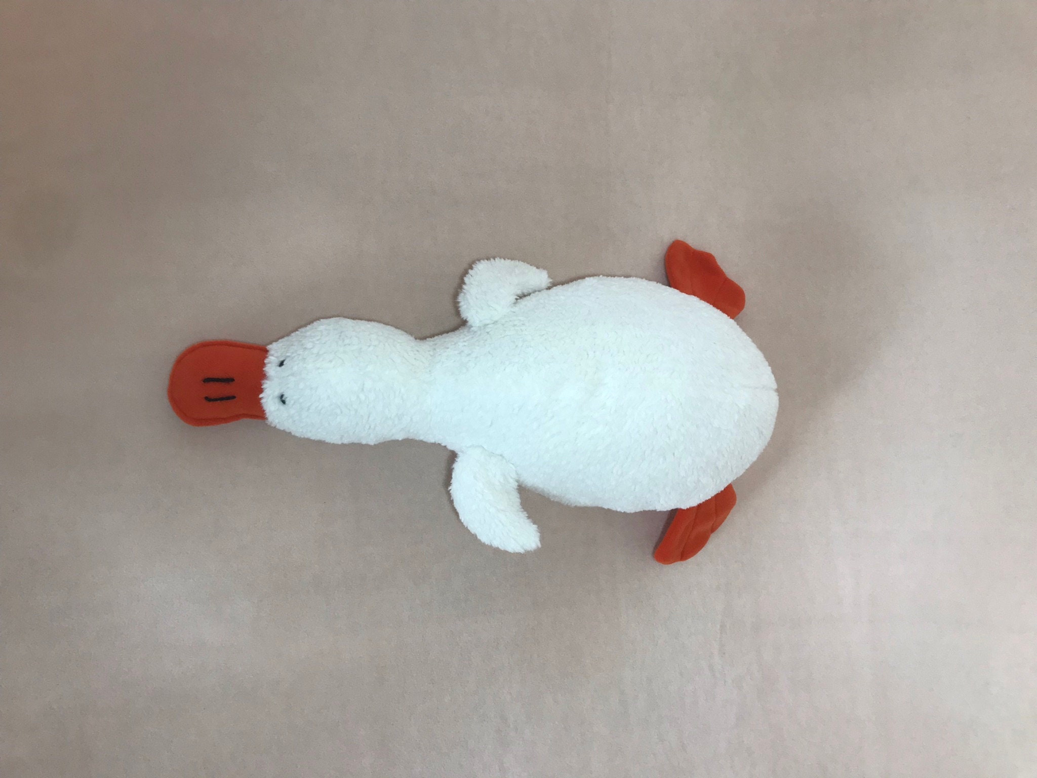 Stuffed Soft Lying Duck Handmade Plushie Toys Plushie Soft | Etsy