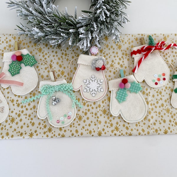 Mitten Garland - Etsy