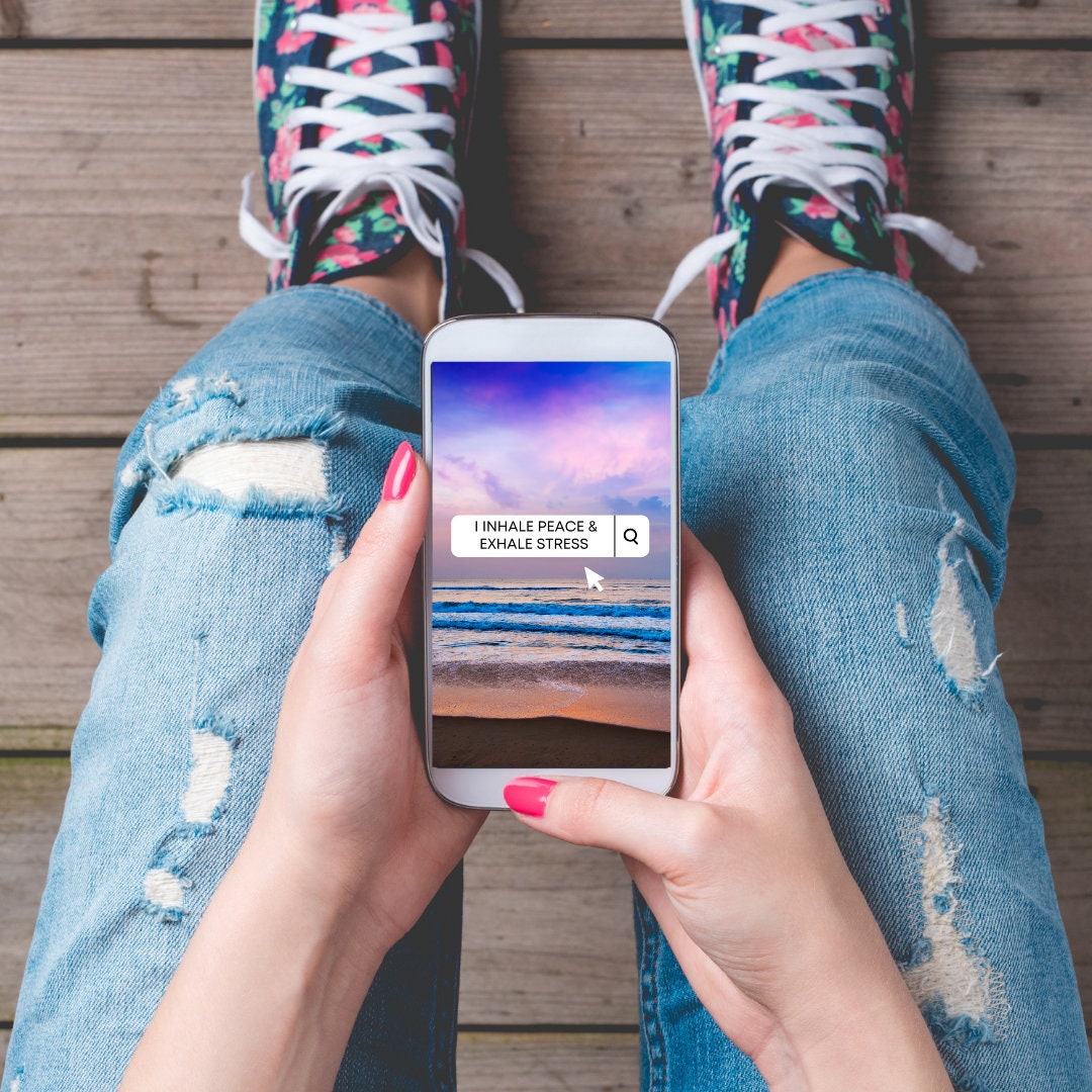 Art & Collectibles Positive Affirmations Plain Minimalist iPhone 12 ...