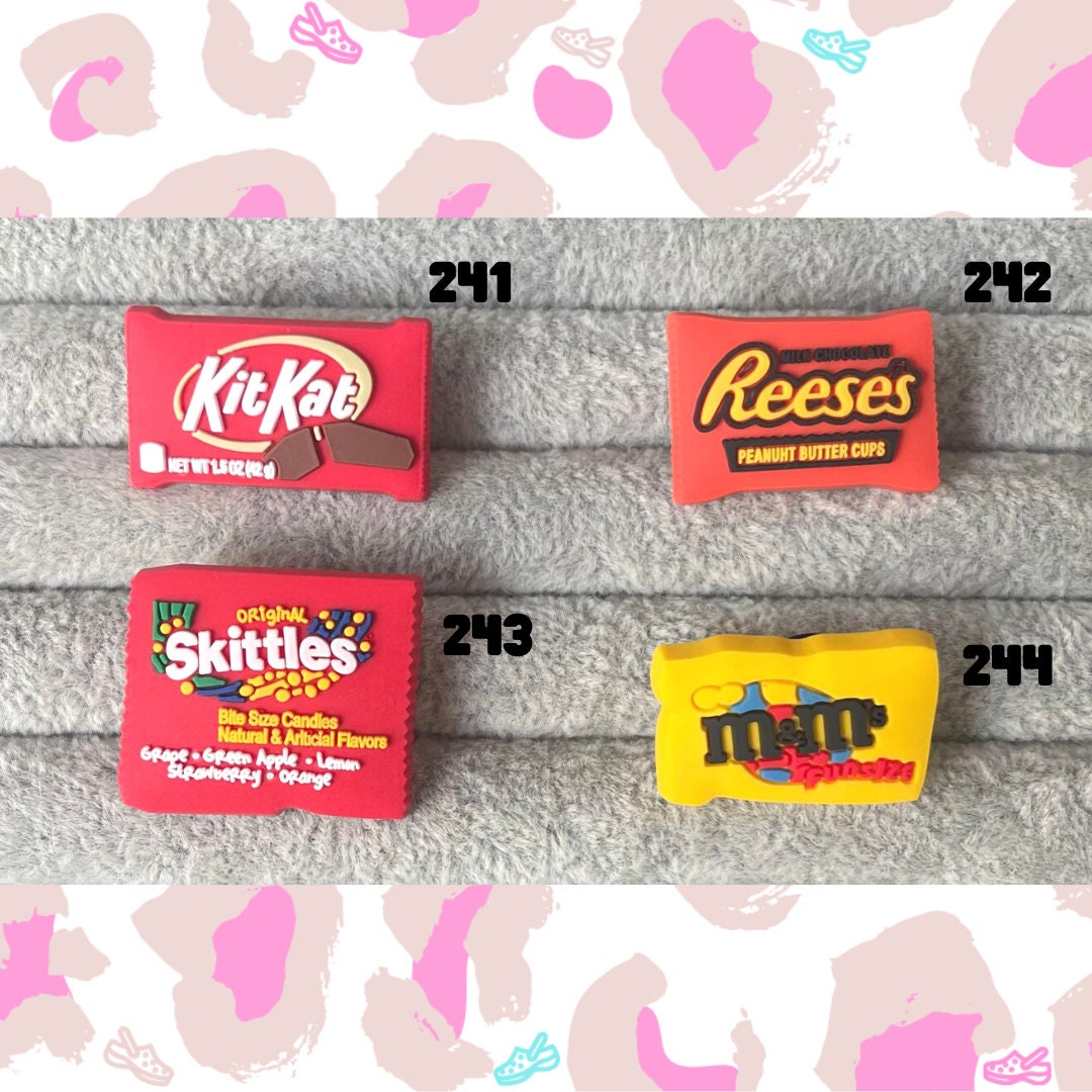 Candy Charm Candy Bar Croc Charm Chocolate Croc Charm Food Charm Junk ...