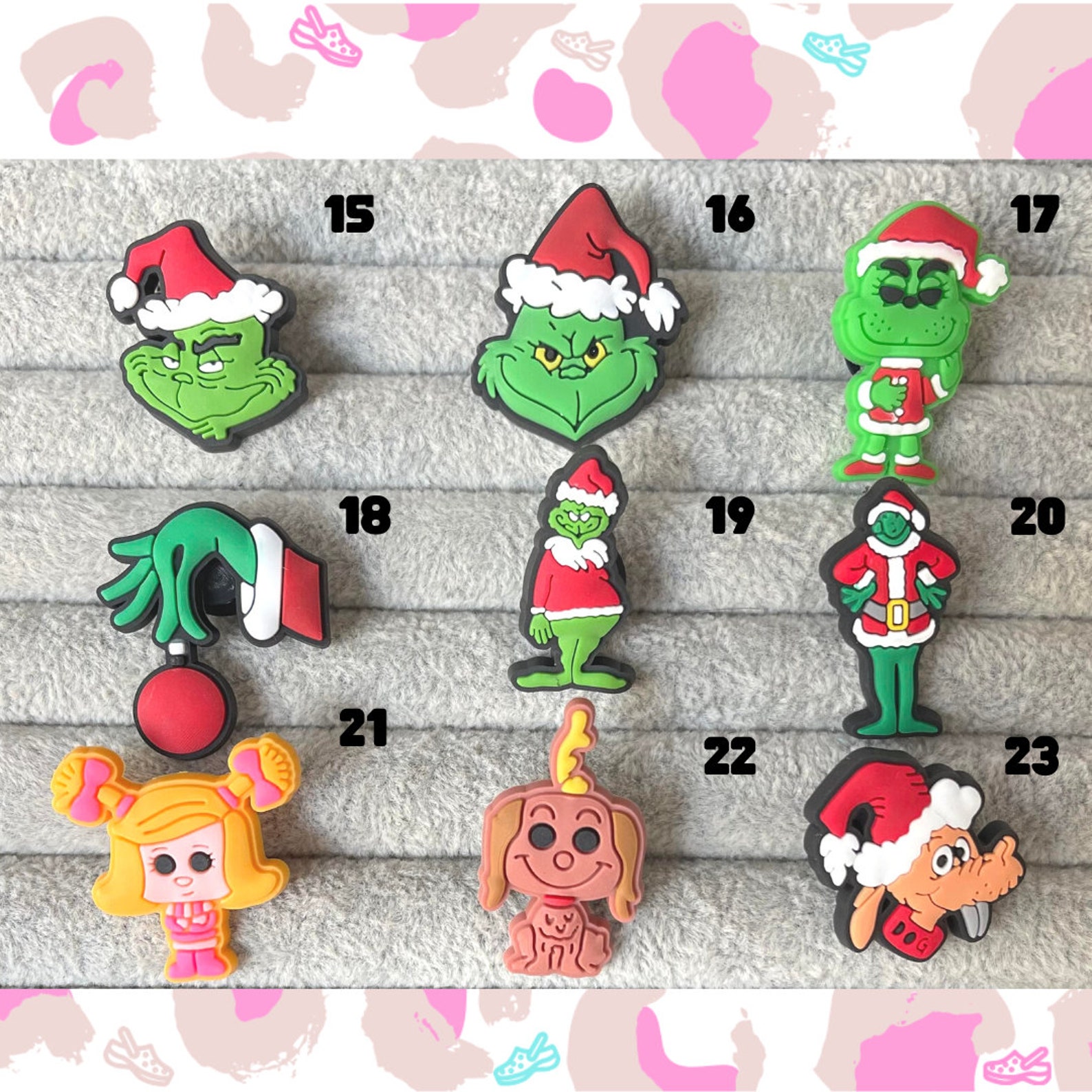 Christmas Movie Christmas Character Santa Crocs Charms - Etsy
