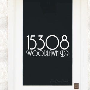 Custom Address Sticker, Personalized Mailbox Decal, Rural Townhouse ...