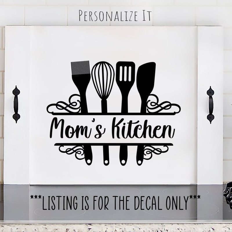 Kitchen Vinyl Decal - Etsy