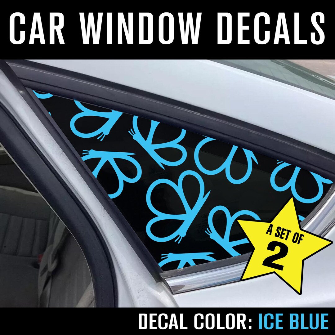Car Window Decal: Butterfly Pattern - Farmhouse Decals - Etsy