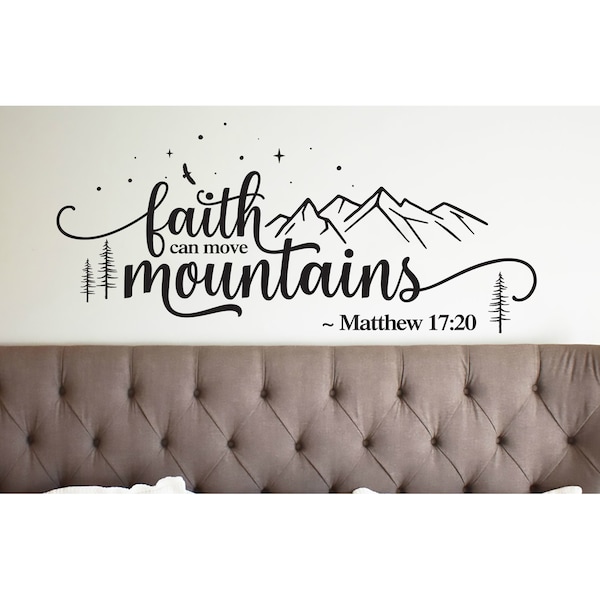 Faith Wall Decal - Etsy