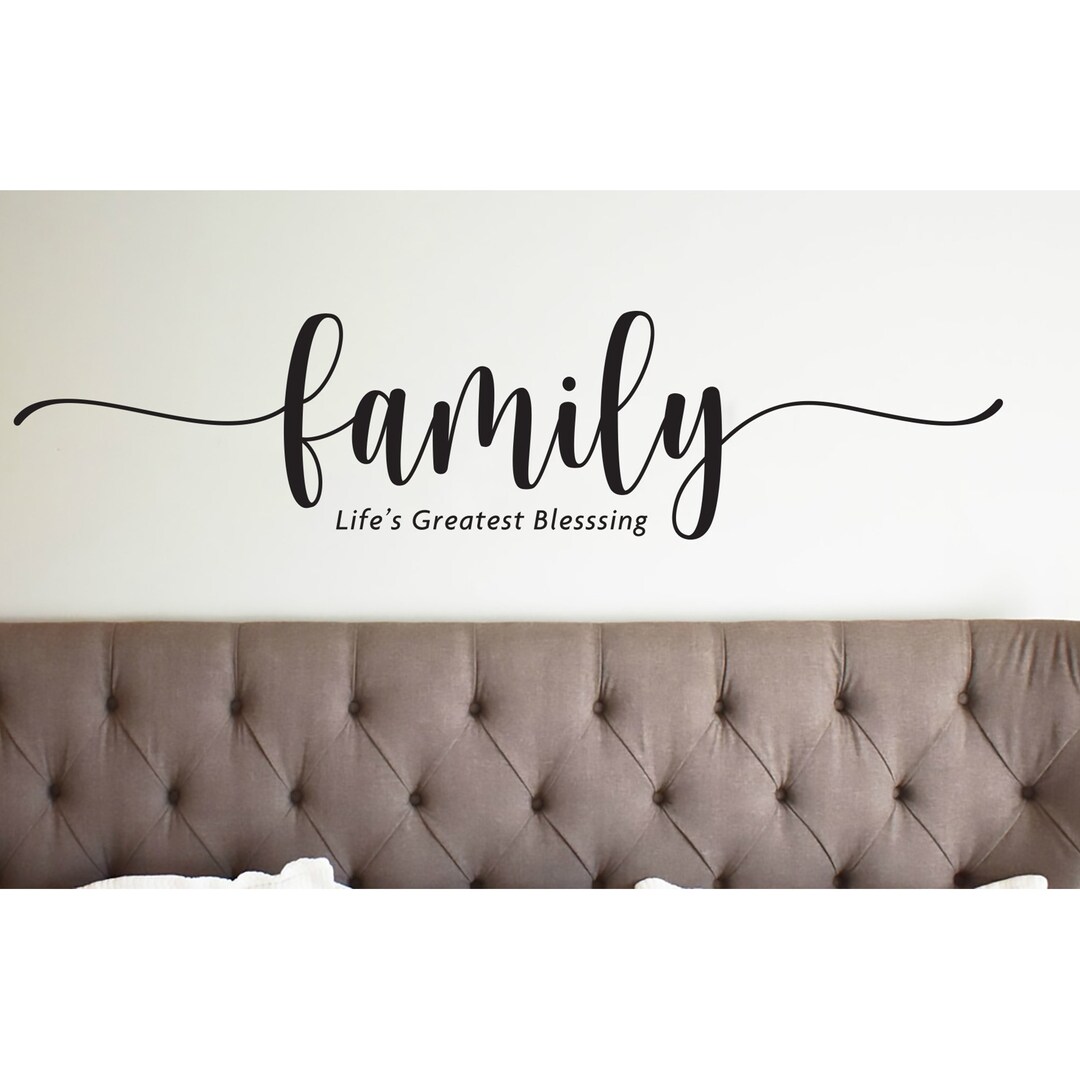Family Life's Greatest Blessing Decal | Soffit Decal | Family Decal ...