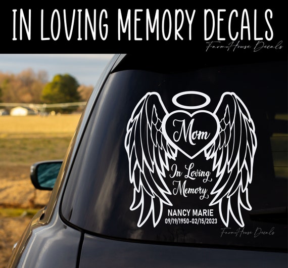 In Memory Of Decals In Loving Memory Decals & Stickers | Decalboy