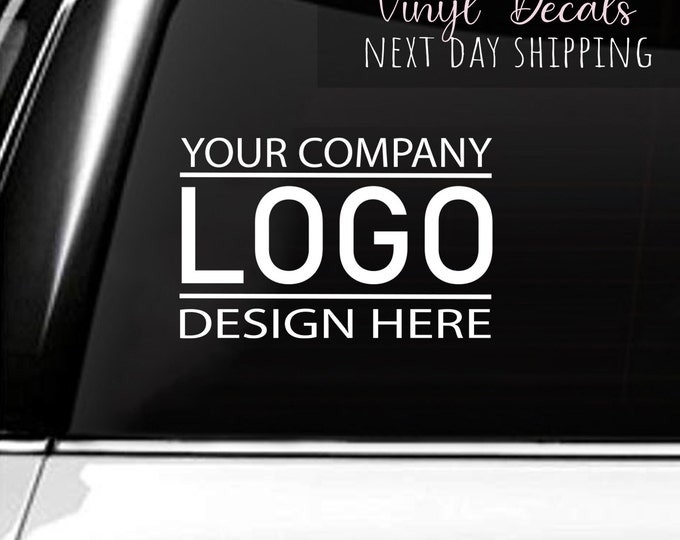 Custom Car Decal, Business Decal for Vehicle, Personalized Business ...