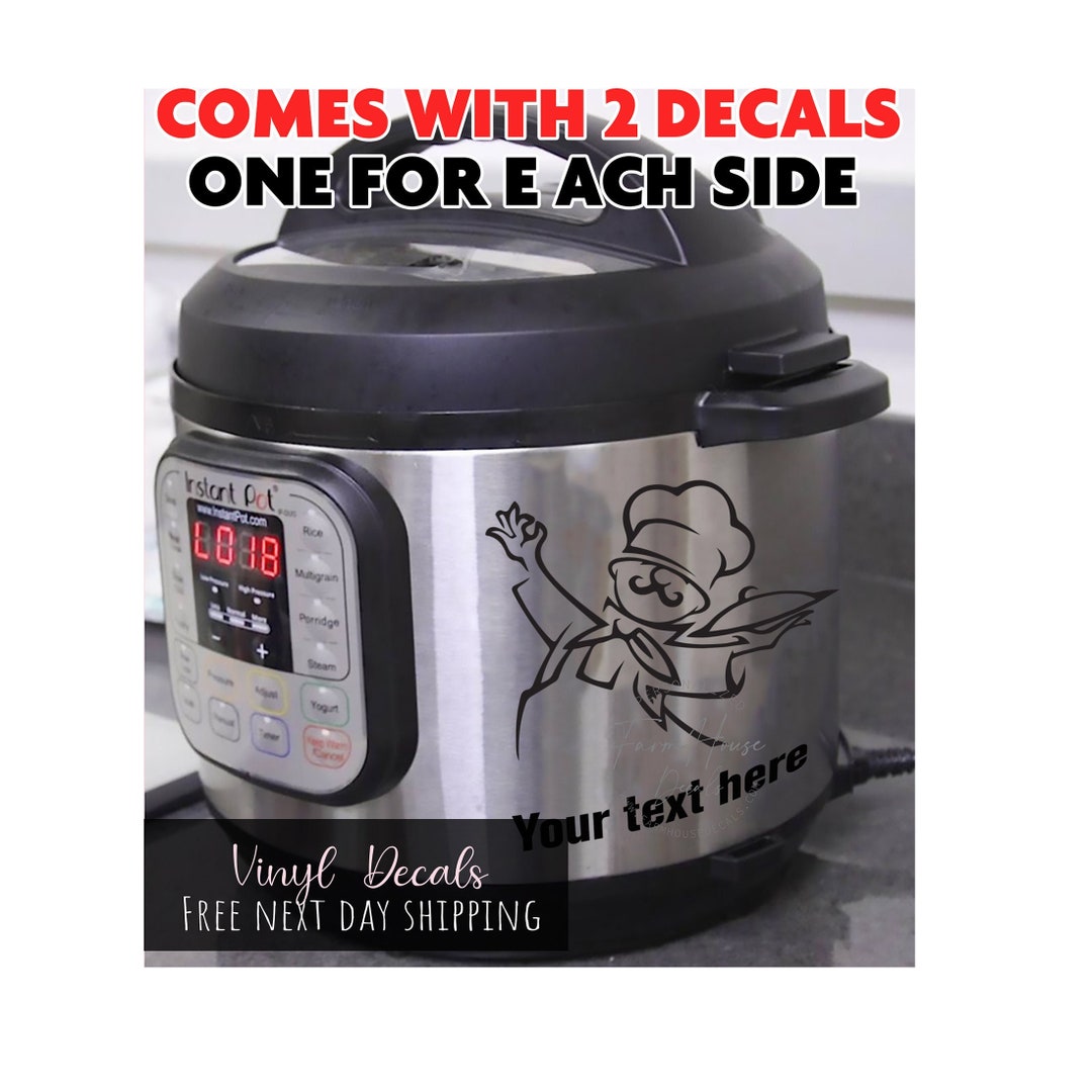 Instant Pot Decal | Crockpot Sticker | Small Kitchen Appliance Decal ...