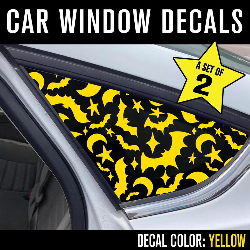 Bat Window Car Decal - Etsy