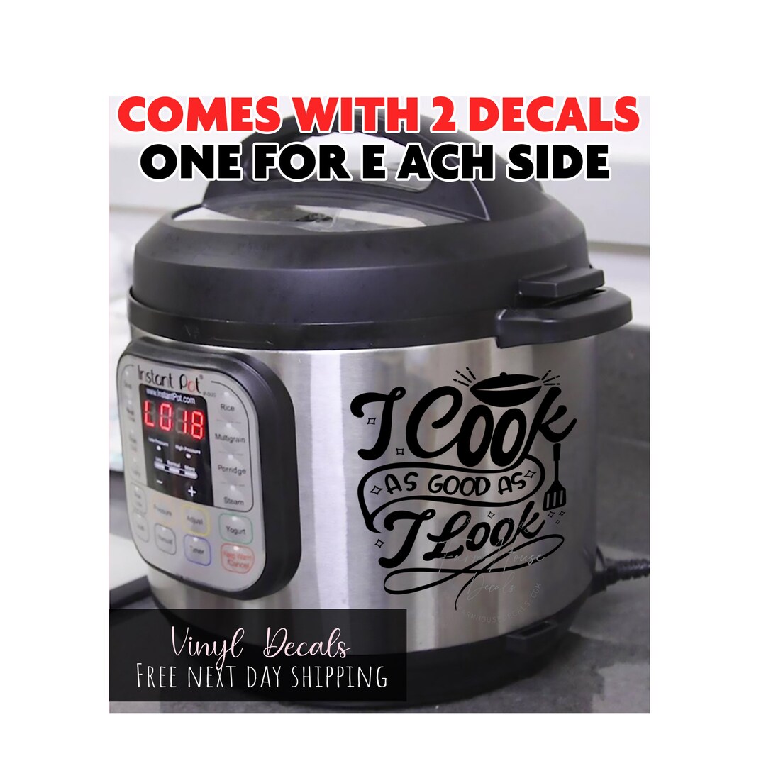 Instant Pot Decal | Crockpot Vinyl Sticker | Small Kitchen Appliance ...