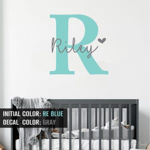 Personalized Baby Name Wall Decal: Farmhouse Nursery Decor - Etsy