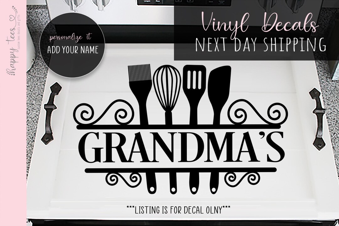 Mom's Kitchen Decal Grandmas Kitchen Kitchen Farmhouse - Etsy
