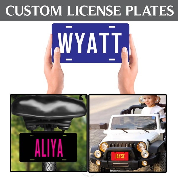 Mini License Plate - Etsy