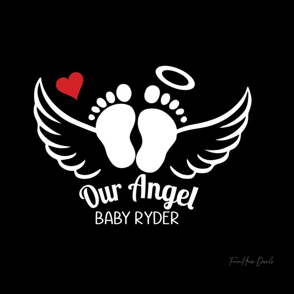 Angel Wall Decal - Etsy