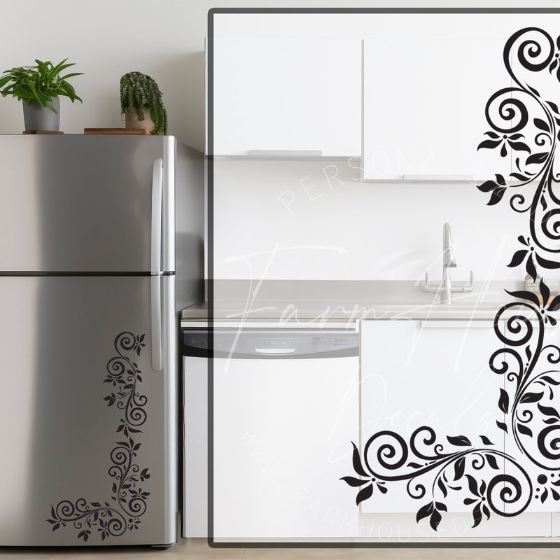 Refrigerator Decals - Etsy