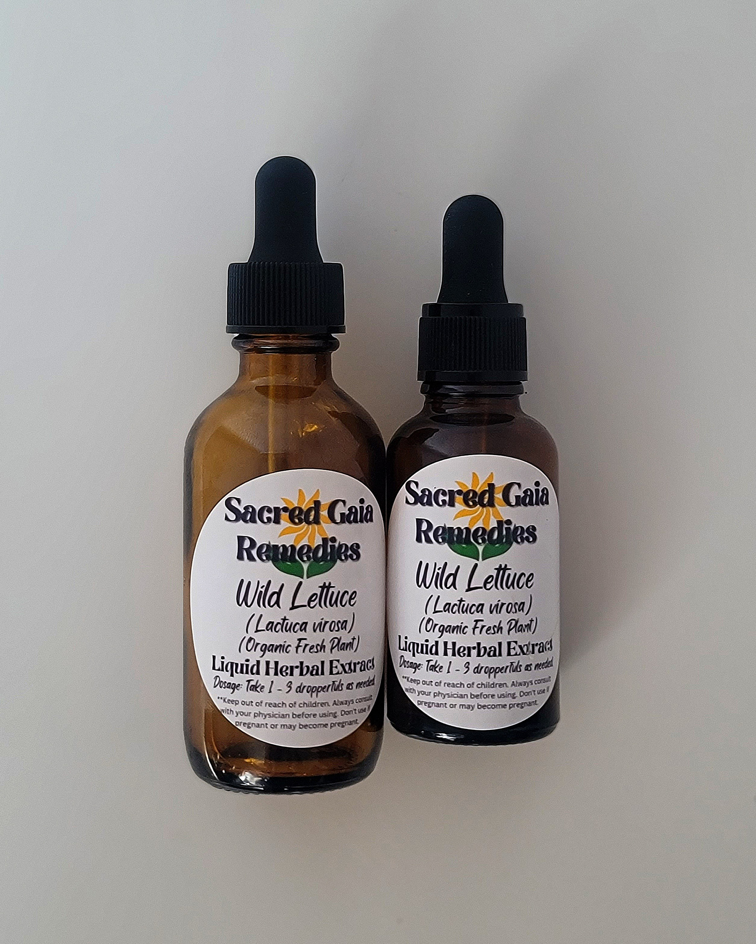 Wild Lettuce Tincture Extract Opium Sedative Sleep Insomnia Natural