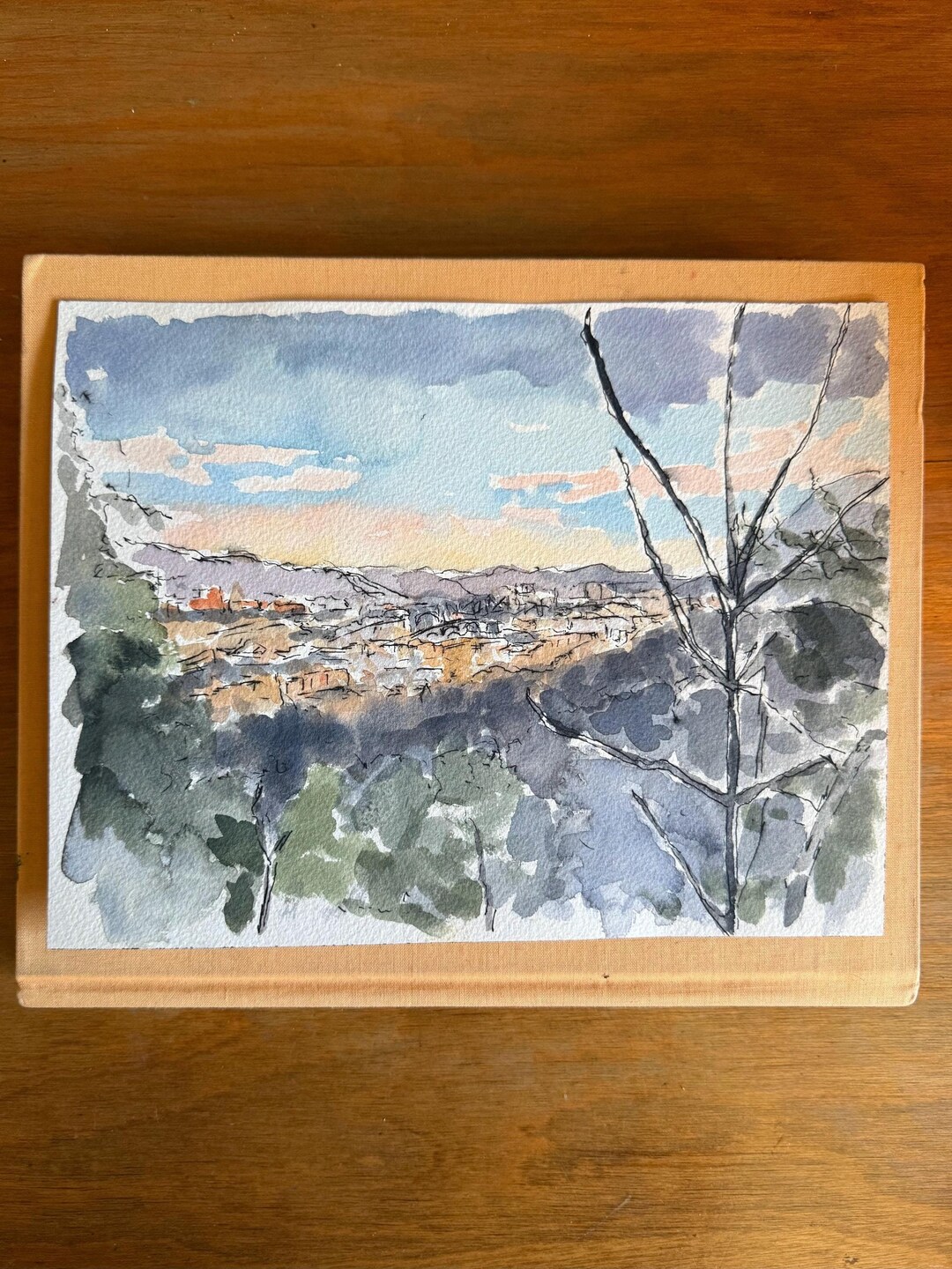 Chattanooga Watercolor Painting, Stringers Ridge Park - Etsy