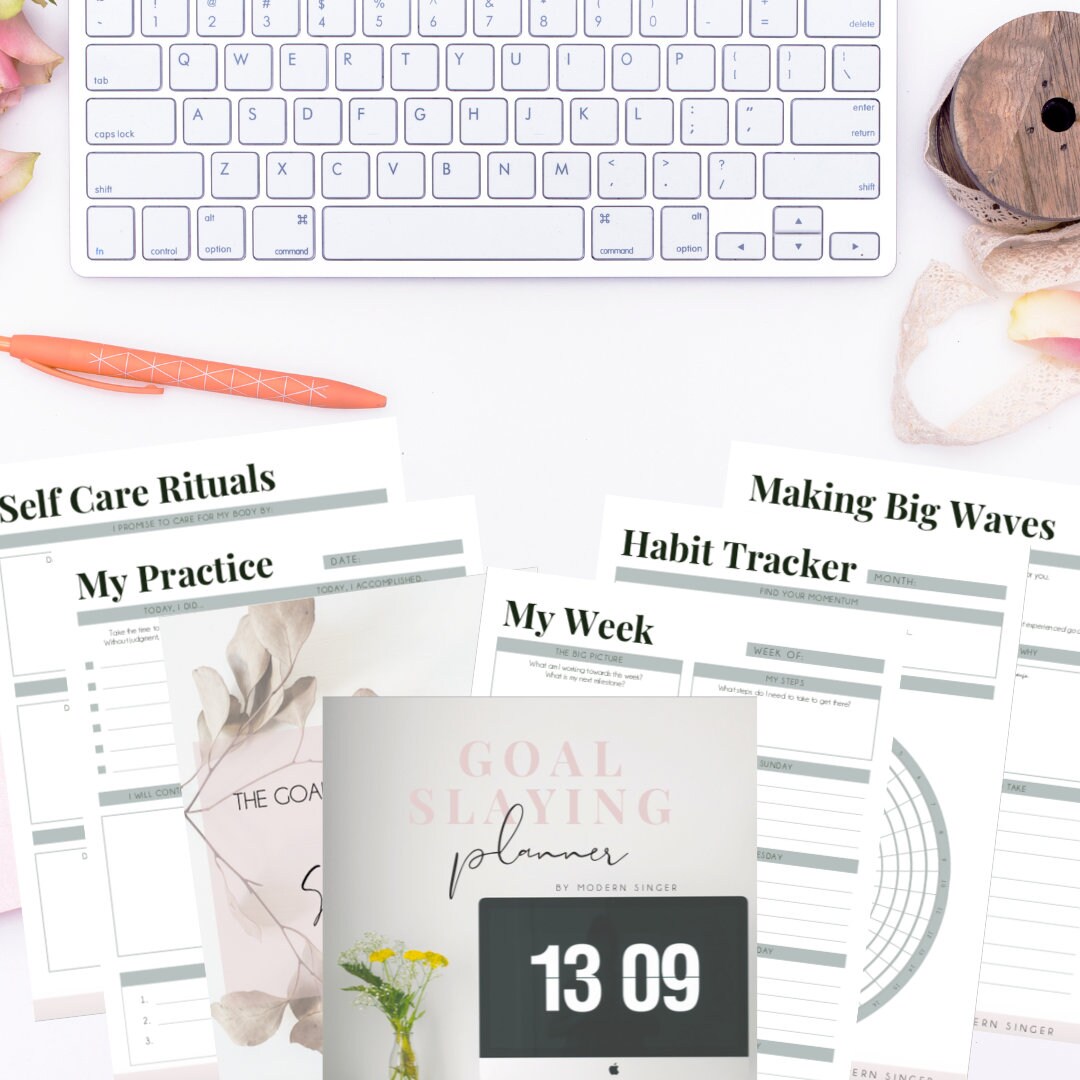 Goal Slaying Planner - Etsy