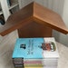 Walnut Wood Book Display Shelf and Book Rest, Book Holder & Book Stack ...