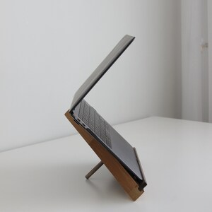 Adjustable Tiered Computer Stand With Built-in Book Reader, Portable ...