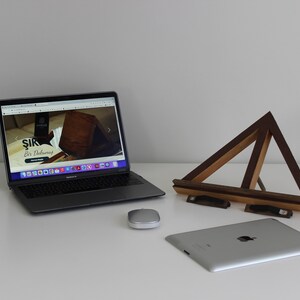 Adjustable Tiered Computer Stand With Built-in Book Reader, Portable ...