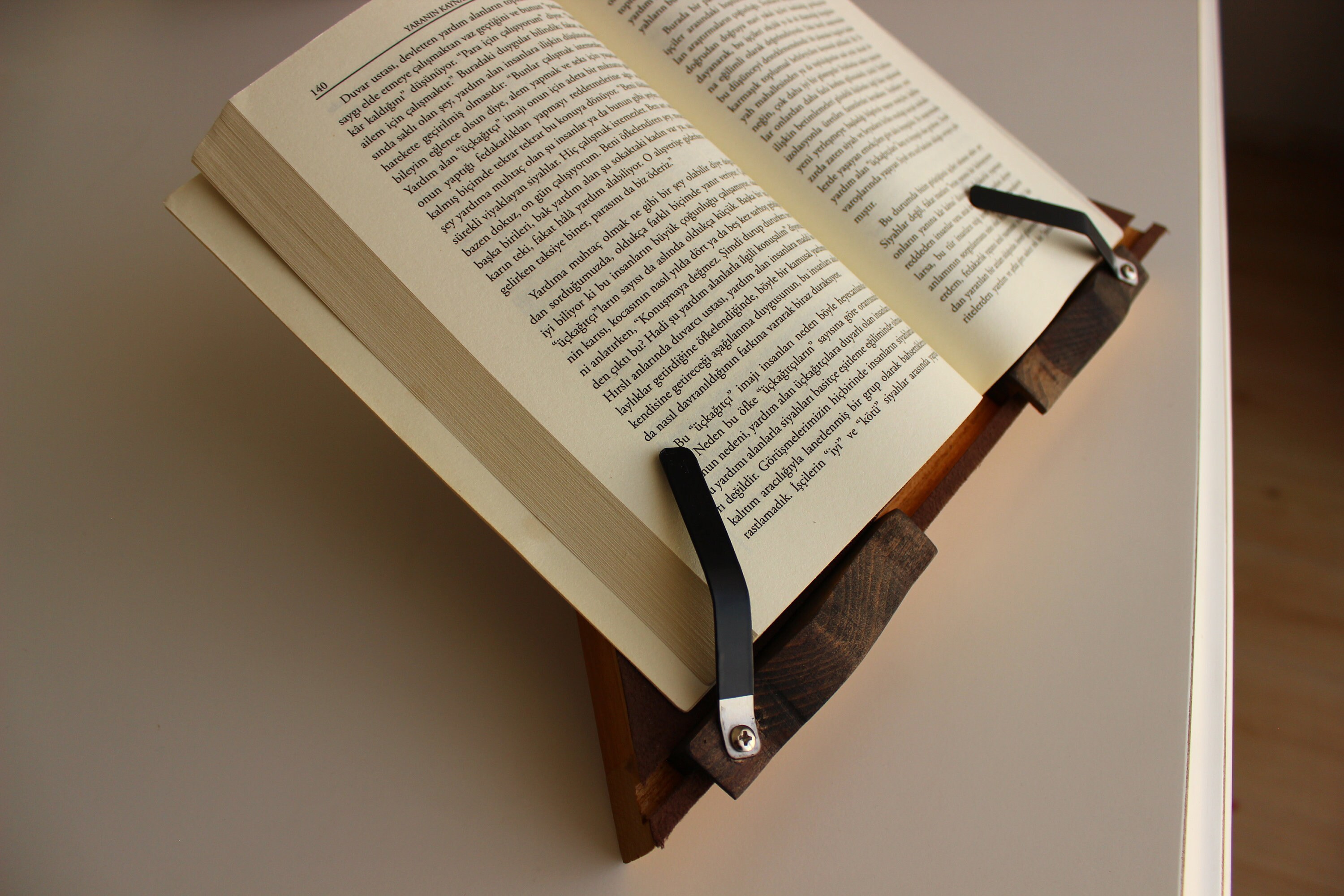 Adjustable Tiered Computer Stand With Built-in Book Reader - Etsy