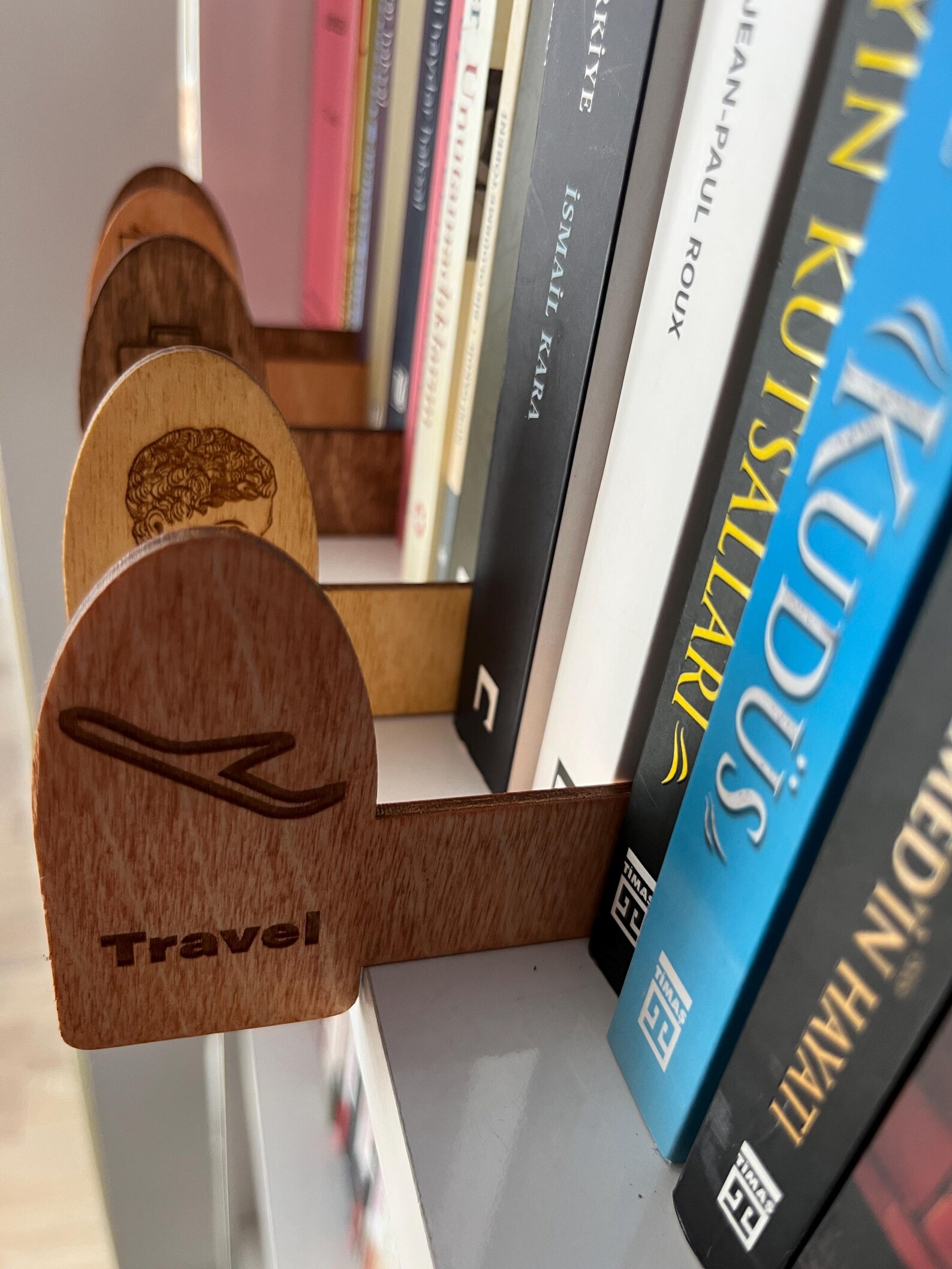 Customized Bookshelf Dividers: Library Organizers, Genre Labels & Book ...