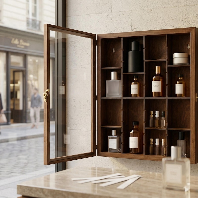 Wood Perfume Shelves - Etsy