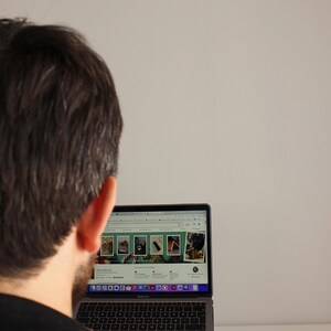 Adjustable Tiered Computer Stand With Built-in Book Reader - Etsy