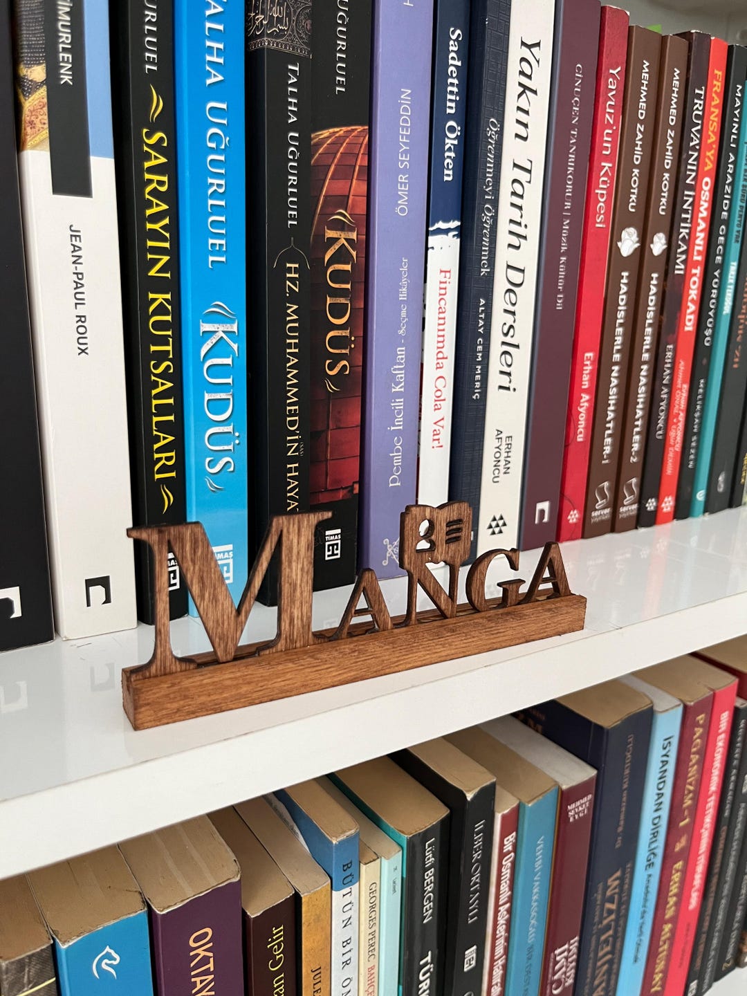 Library Genre Shelf Signs: Personalized Wooden Book Section Labels for ...