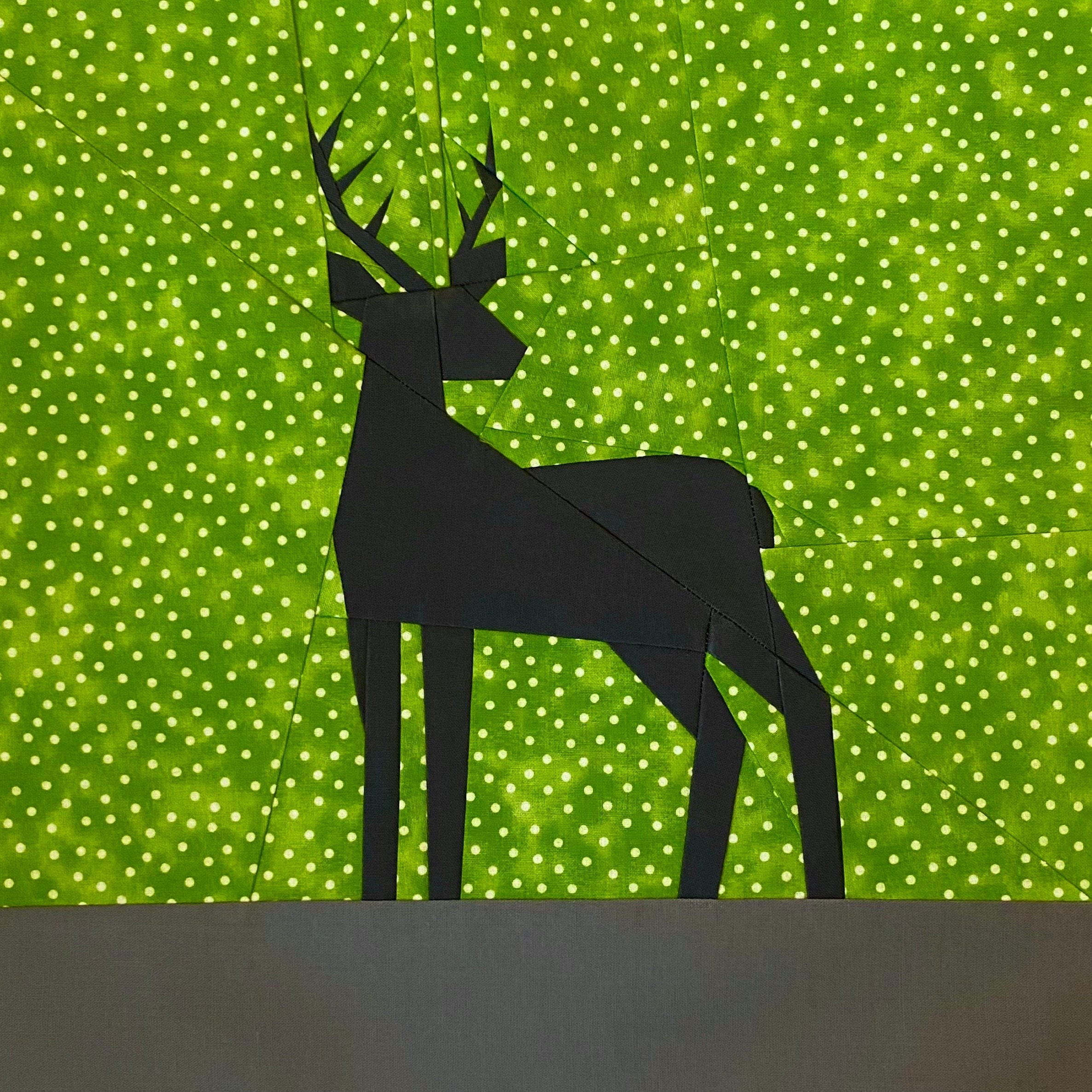 Animal Paper Piecing Pattern, Deer, Reindeer, Animal Quilt Pattern ...