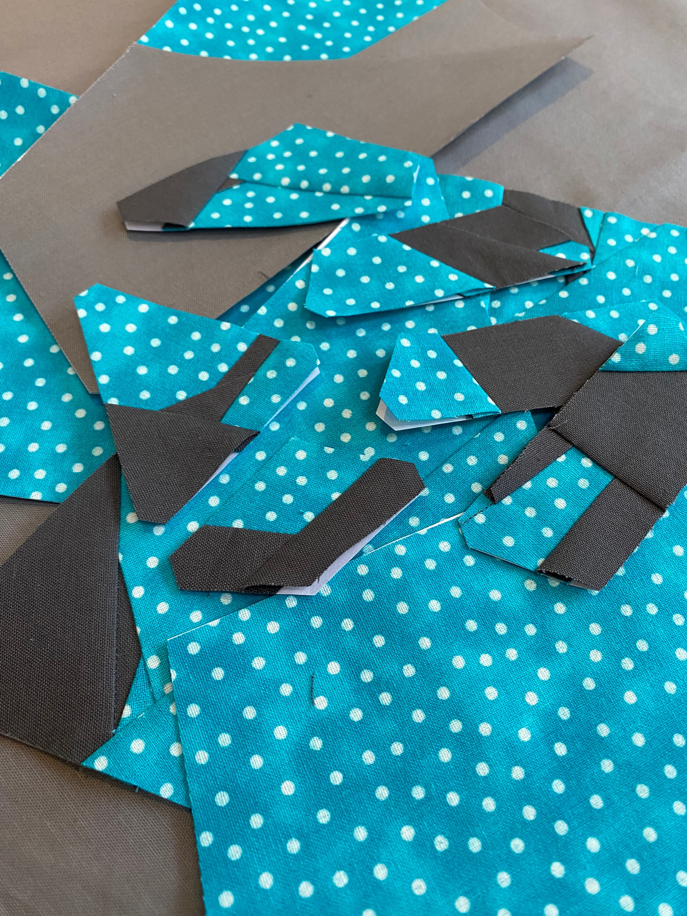 Animal Quilt Pattern, Wolf, Foundation Paper Piecing Pattern, PDF ...