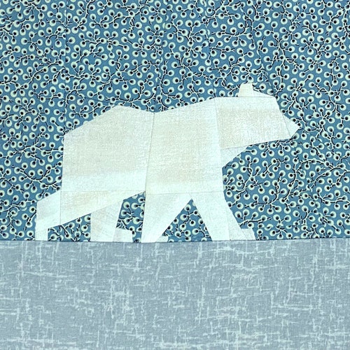 Black Bear Paper-piecing Quilt Pattern PDF - Etsy