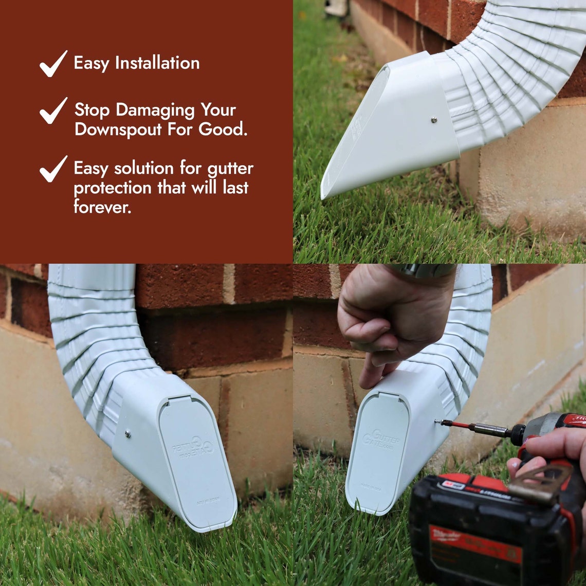Guttergate Downspout Extension Type-b (3"x2" & 4"x3") - Etsy