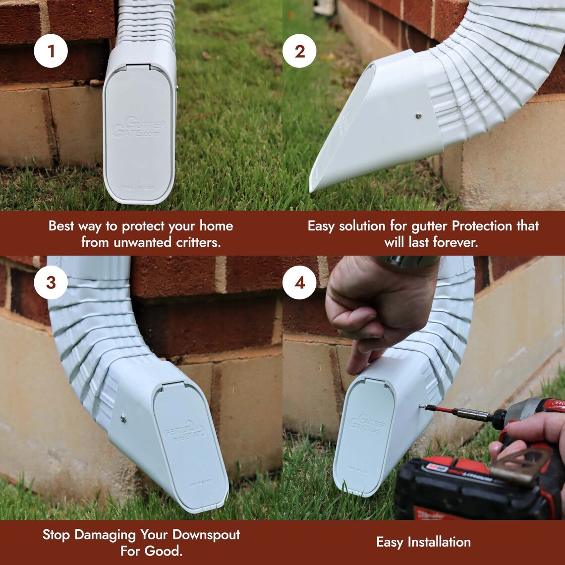 Guttergate Downspout Extension Type-b (3"x2" & 4"x3") - Etsy