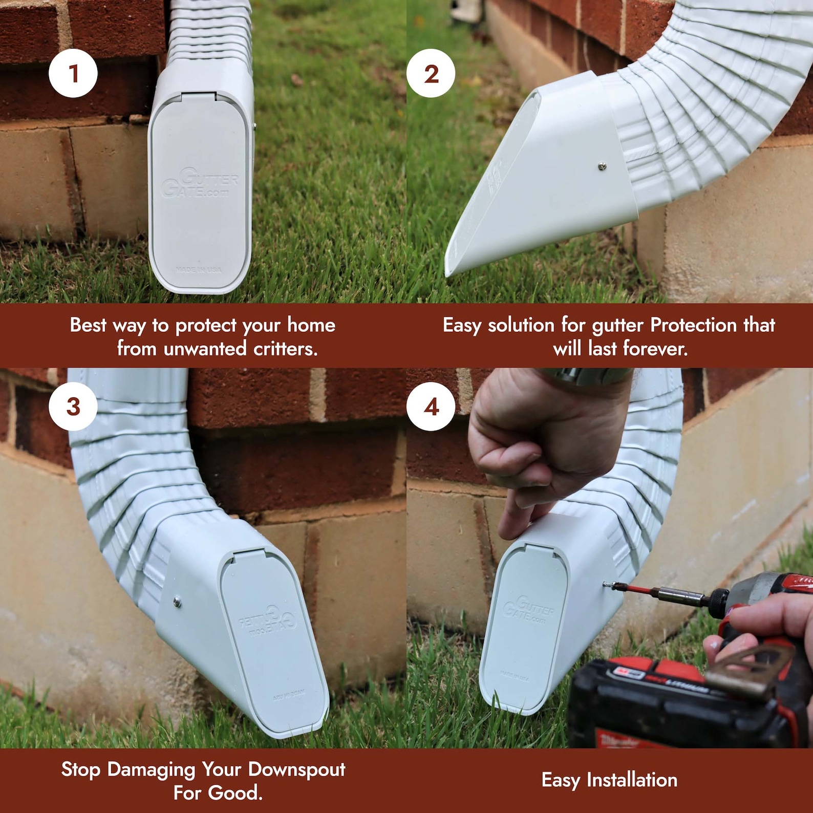 Guttergate Downspout Extension Type-b (3"x2" & 4"x3") - Etsy