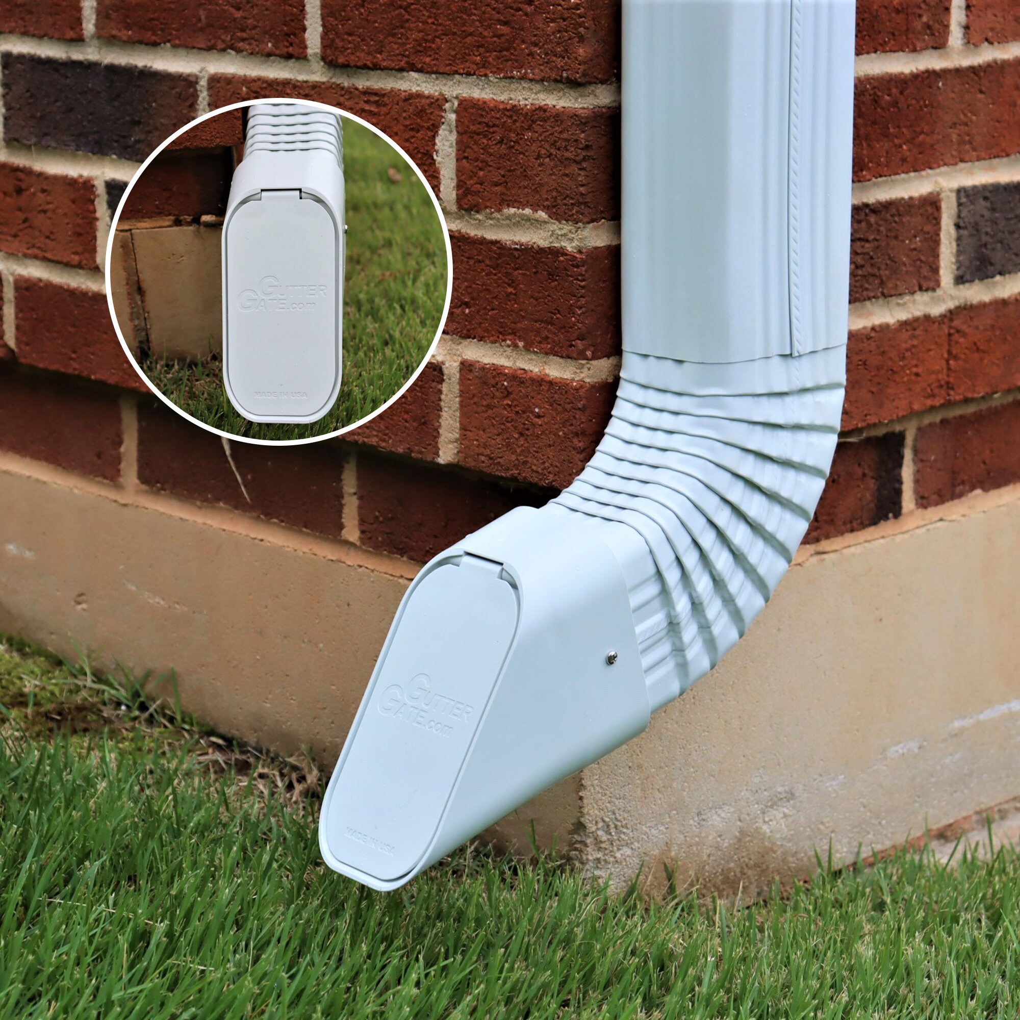 Guttergate Downspout Extension Type-b (3"x2" & 4"x3") - Etsy