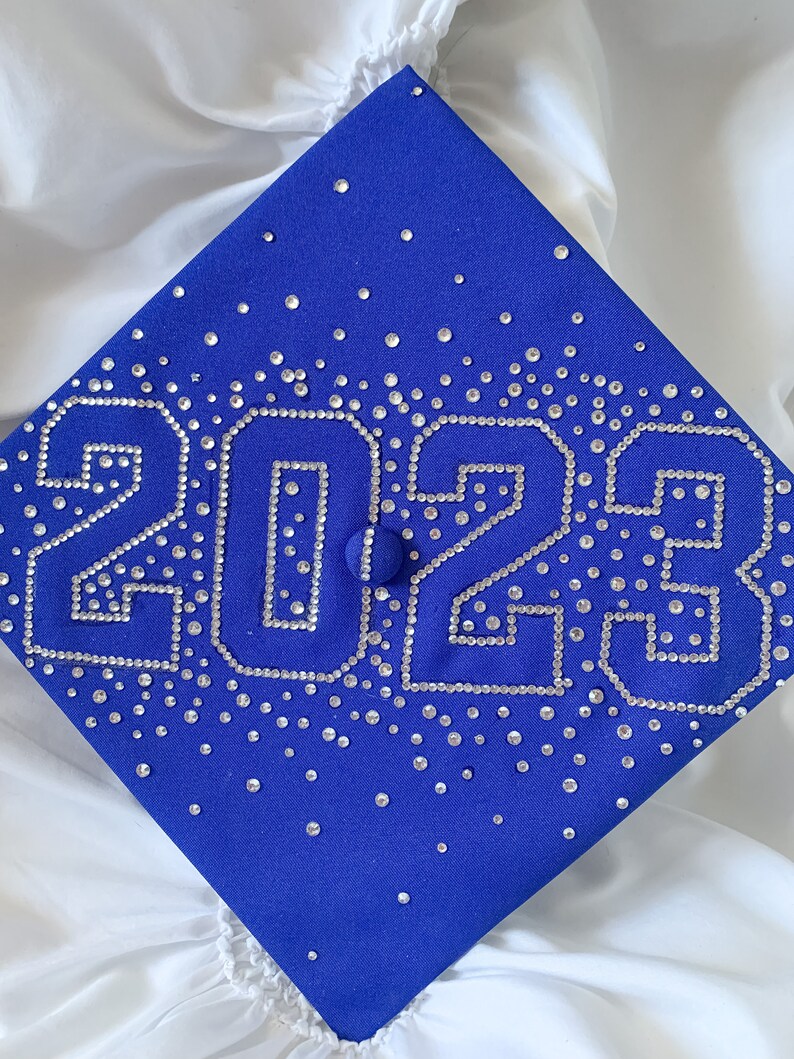 Custom 2023 Ombre Rhinestone Graduation Cap - Etsy