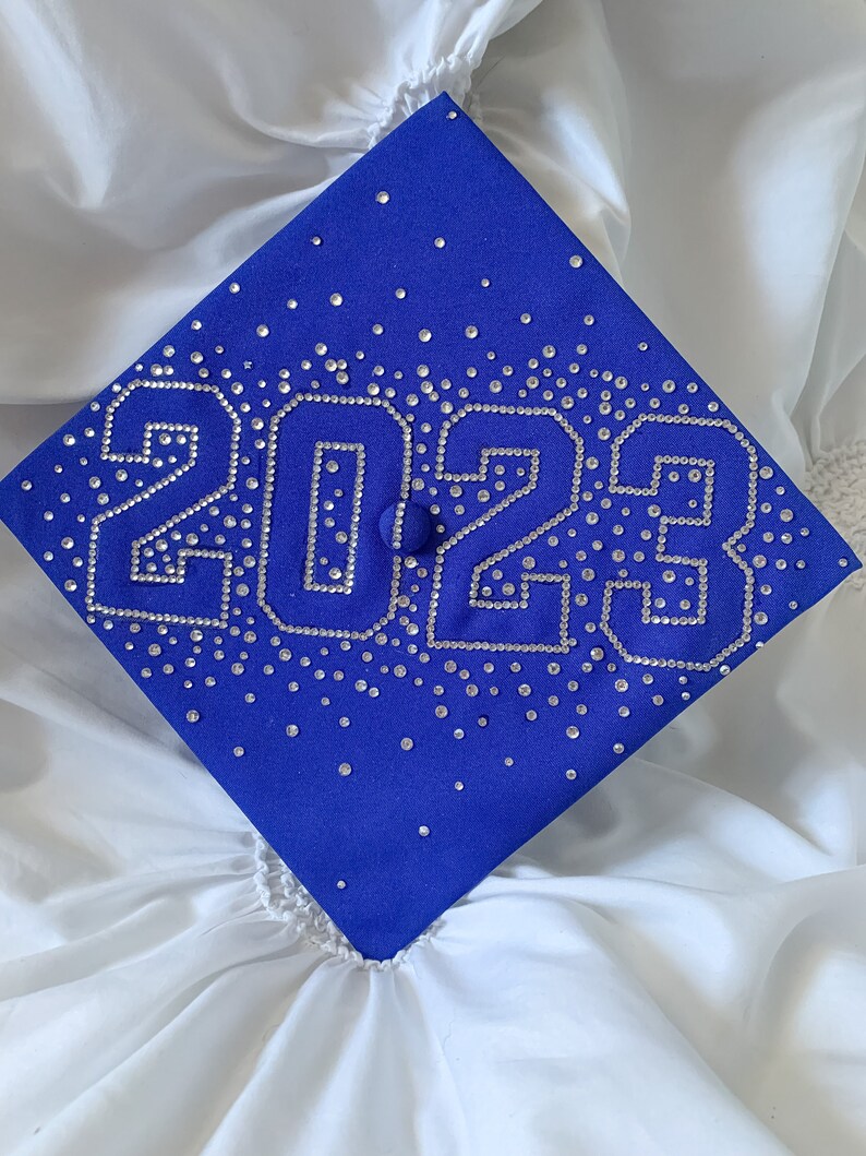 Custom 2023 Ombre Rhinestone Graduation Cap - Etsy