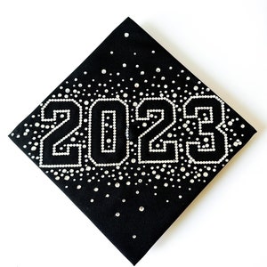 Custom 2023 Ombre Rhinestone Graduation Cap - Etsy