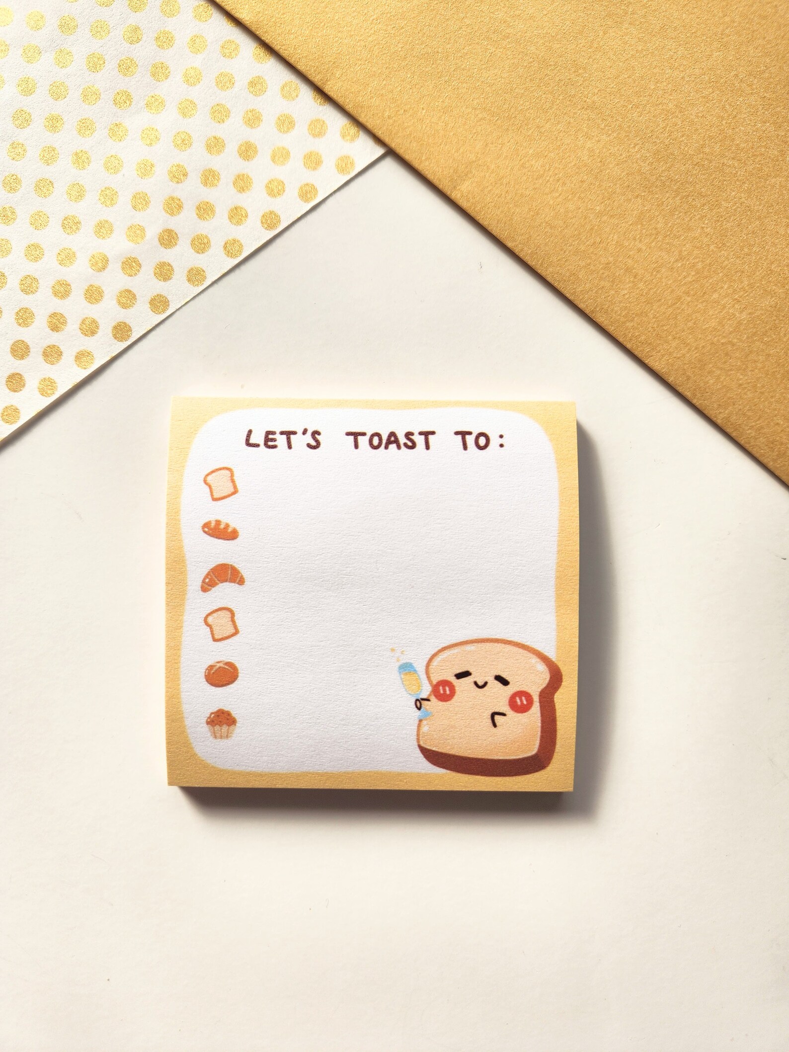 Coffee and Toast Sticky Notes/ Cosy Bakery Cafe Theme/ Cute Office ...