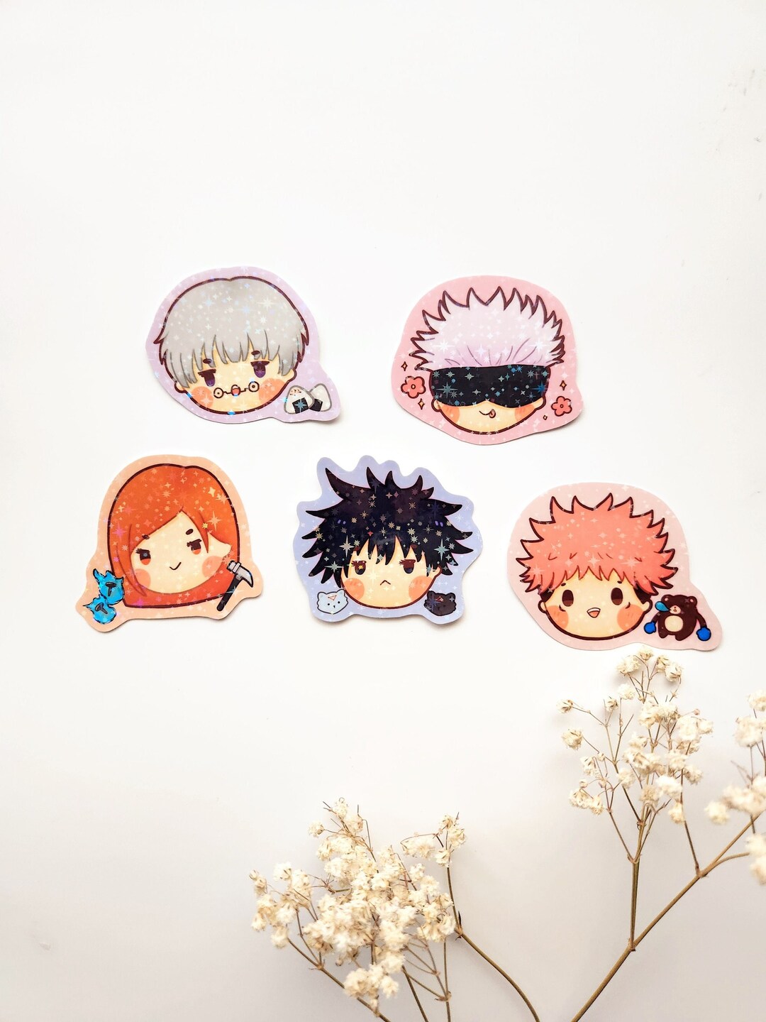 Chibi Headshots - Series 1 / Laptop Stickers / Kawaii Anime Vinyl ...