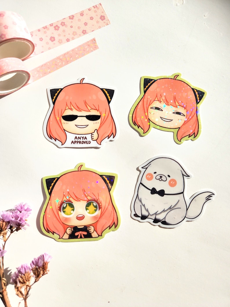 Chibi Art Series 3 / Laptop Stickers / Cute Vinyl Stickers / - Etsy