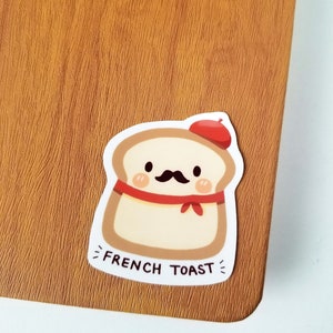 Cute Toast Pun Stickers / Individual and Sets / Kawaii Sticker / Food ...