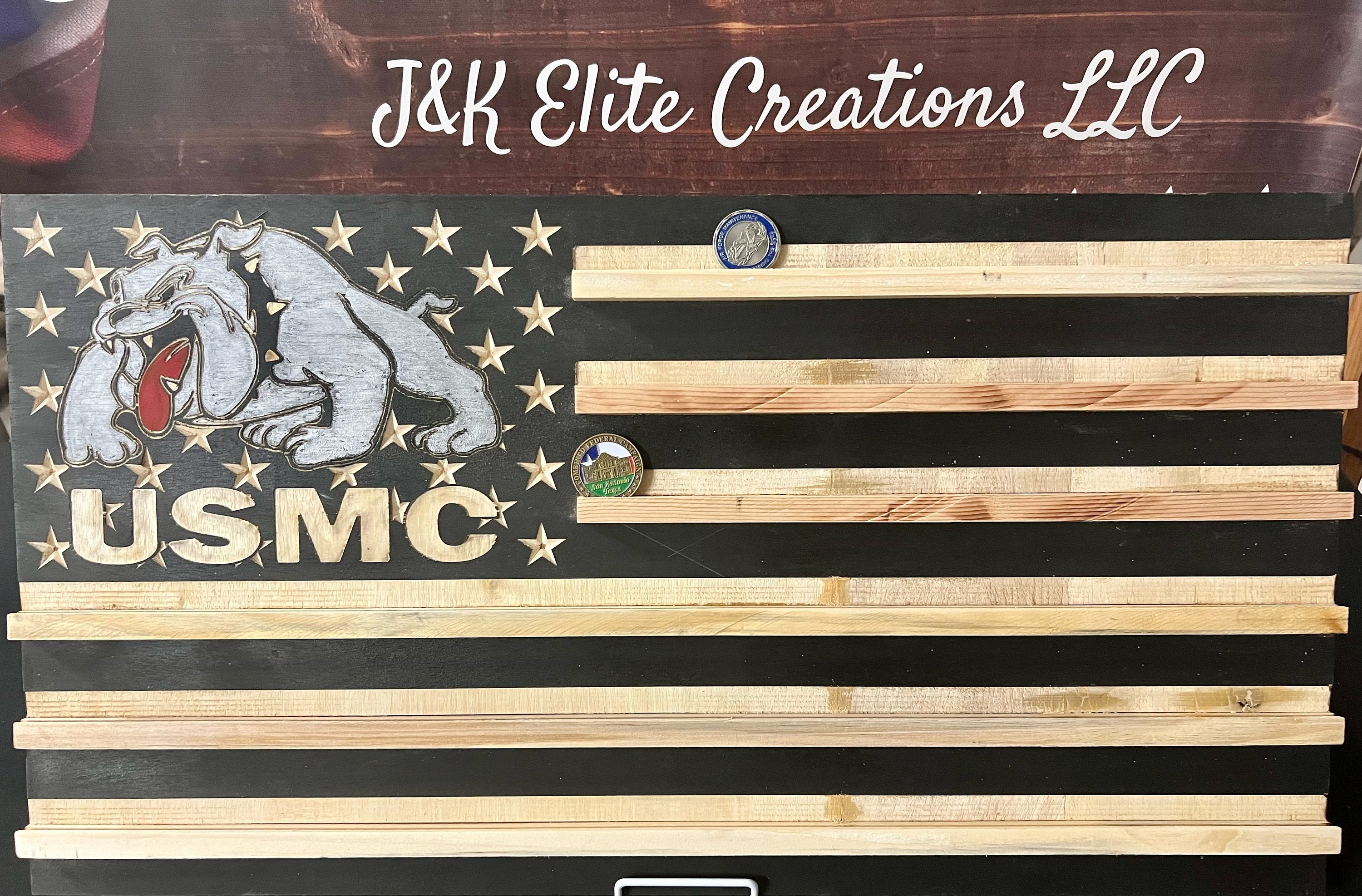 Rustic Wooden Military Flag, Wooden American Flag, Old Glory ...