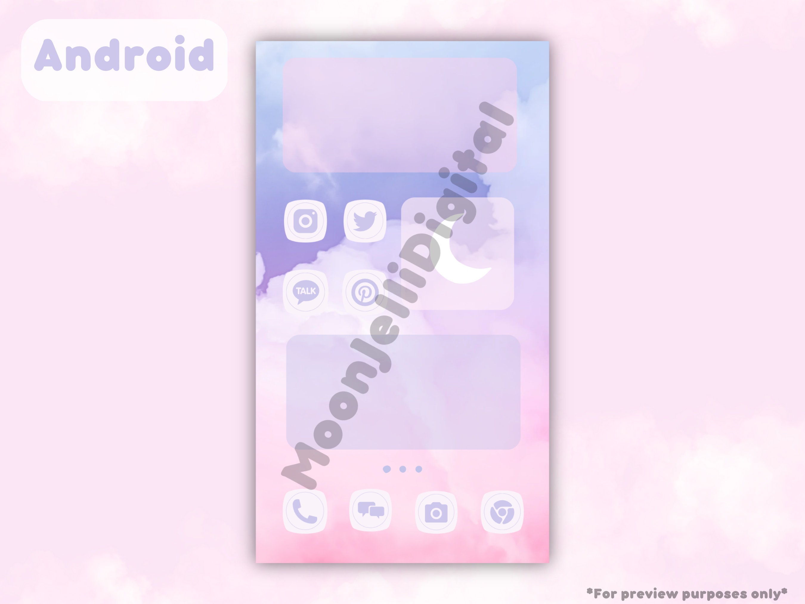 Aesthetic dreamy App Iconswallpaper Pack IOS & Android 135 Apps, 12 ...