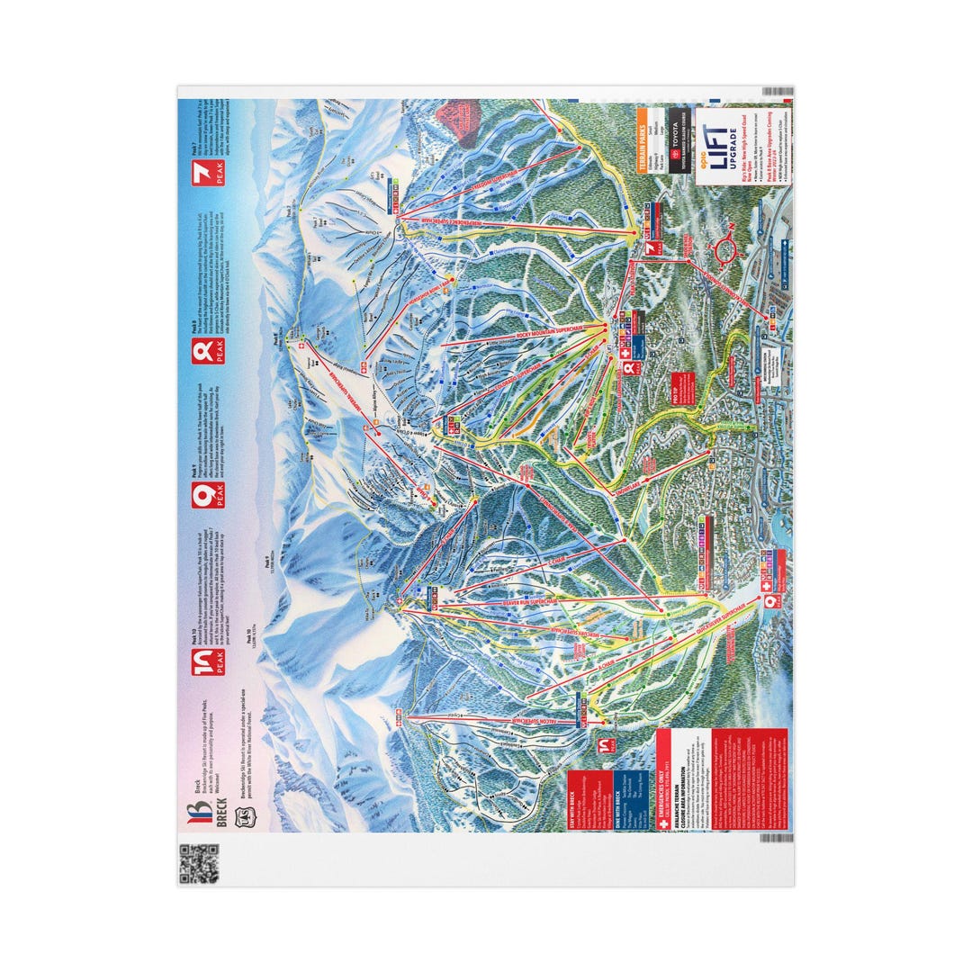 Breckenridge Ski Resort Wrapping Papers - Etsy